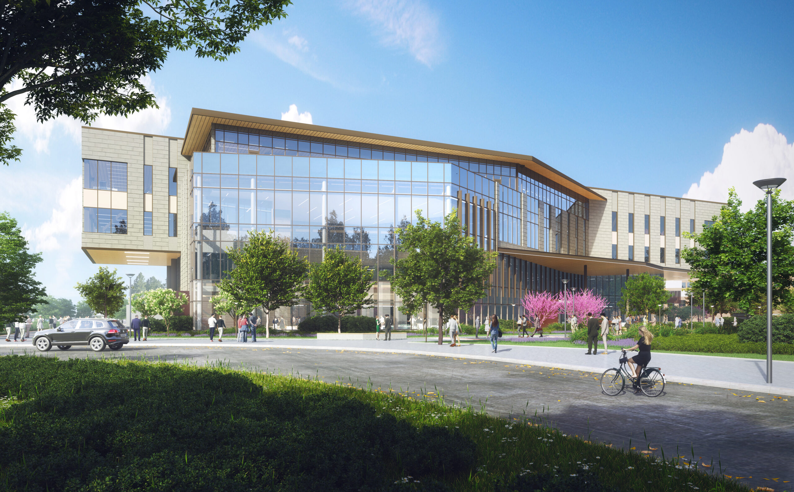 Wayne Roberts '85 Building Groundbreaking - Mays Business School News